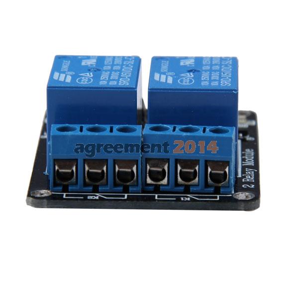 Купить 5v 2 канальный релейный модуль для Arduino Pic Arm Dsp Avr