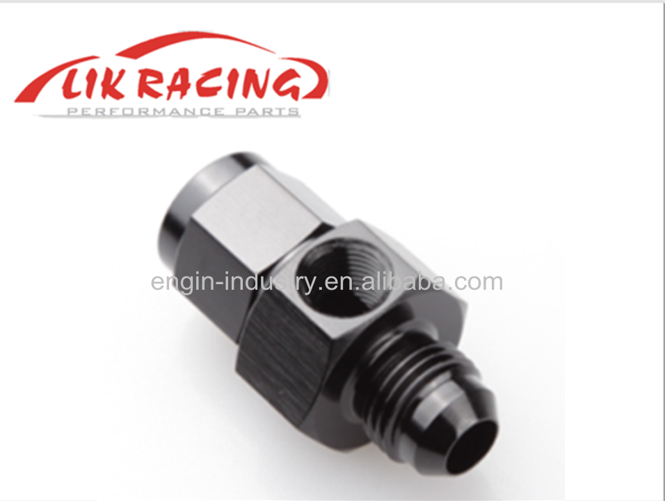 6an An6 Male To -6an Female With 1/8" Npt Gauge Port Adapter Fuel - Buy Female With 1/8" Npt ...