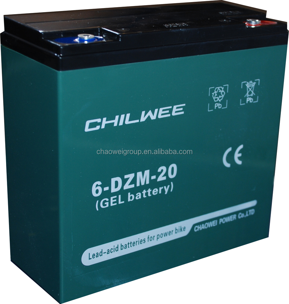 6-dzm-20 12v20a@2hr Chilwee Vrla Battery - Buy Gel Battery,E-bike Battery,Chilwee Battery ...
