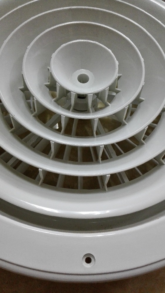 Abs Plastic Round Ceiling Air Diffuser Air Grille - Buy New Hvac Products In Guangzhou China ...
