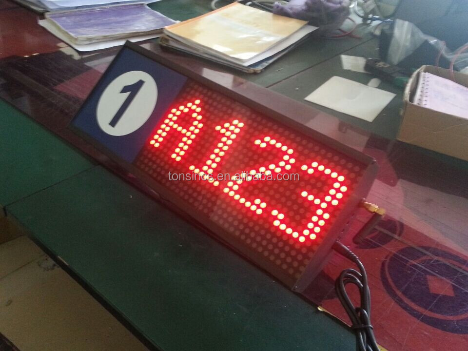 Wireless 4 Digit Token System Led Counter Display Label With Counter ... Wireless 4 Digit Token System Led Counter Display Label With Counter ...