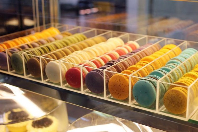 Сделанные на заказ акриловые лотки для макарон прозрачные хранения ...