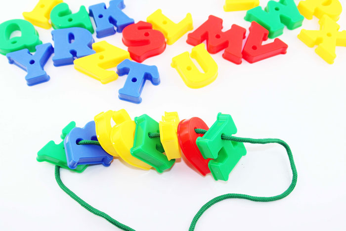 Colorful Plastic Kids Alphabet Building Blocks Kits Educational English ...
