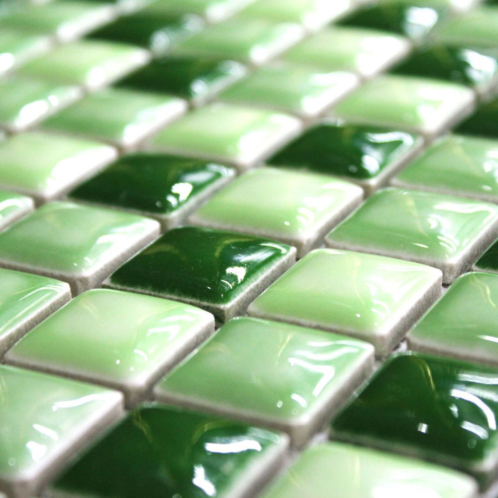 Купить Строительство мозаика Зеленая плитка backsplash керамическая ...