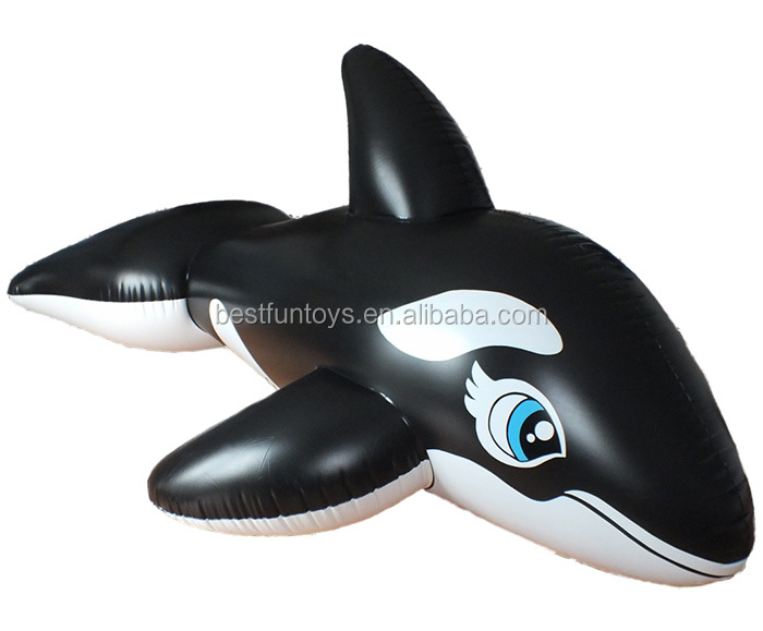 Heavy Duty Vinyl Inflatable Giant Orca - Perfect for Water Fun
